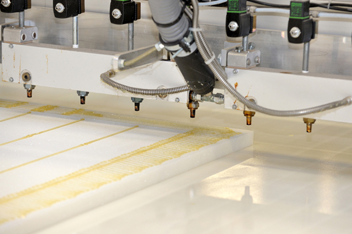 SABA - How to use hot melt adhesives in mattress manufacturing