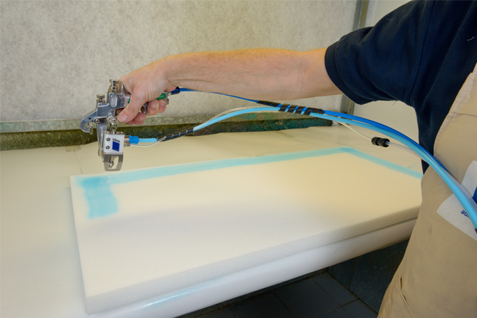 SABA - How to minimize overspray and reduce adhesive consumption